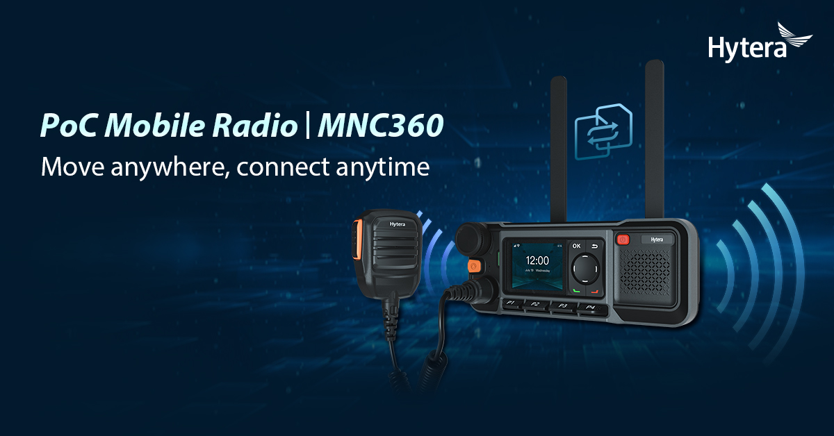 MNC360 - Radio Móvil PoC para Comunicación en Vehículos - Hytera