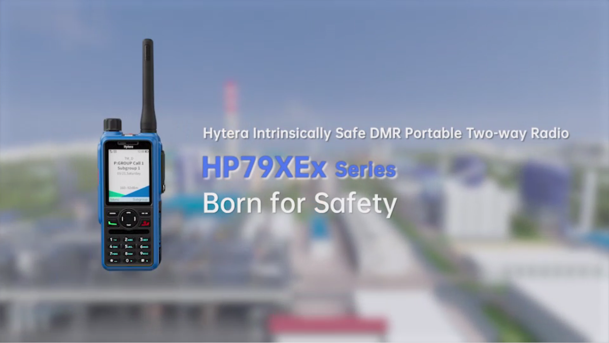 HP79XEx IIA Intrinsically Safe DMR Portable Two-way Radio - Hytera